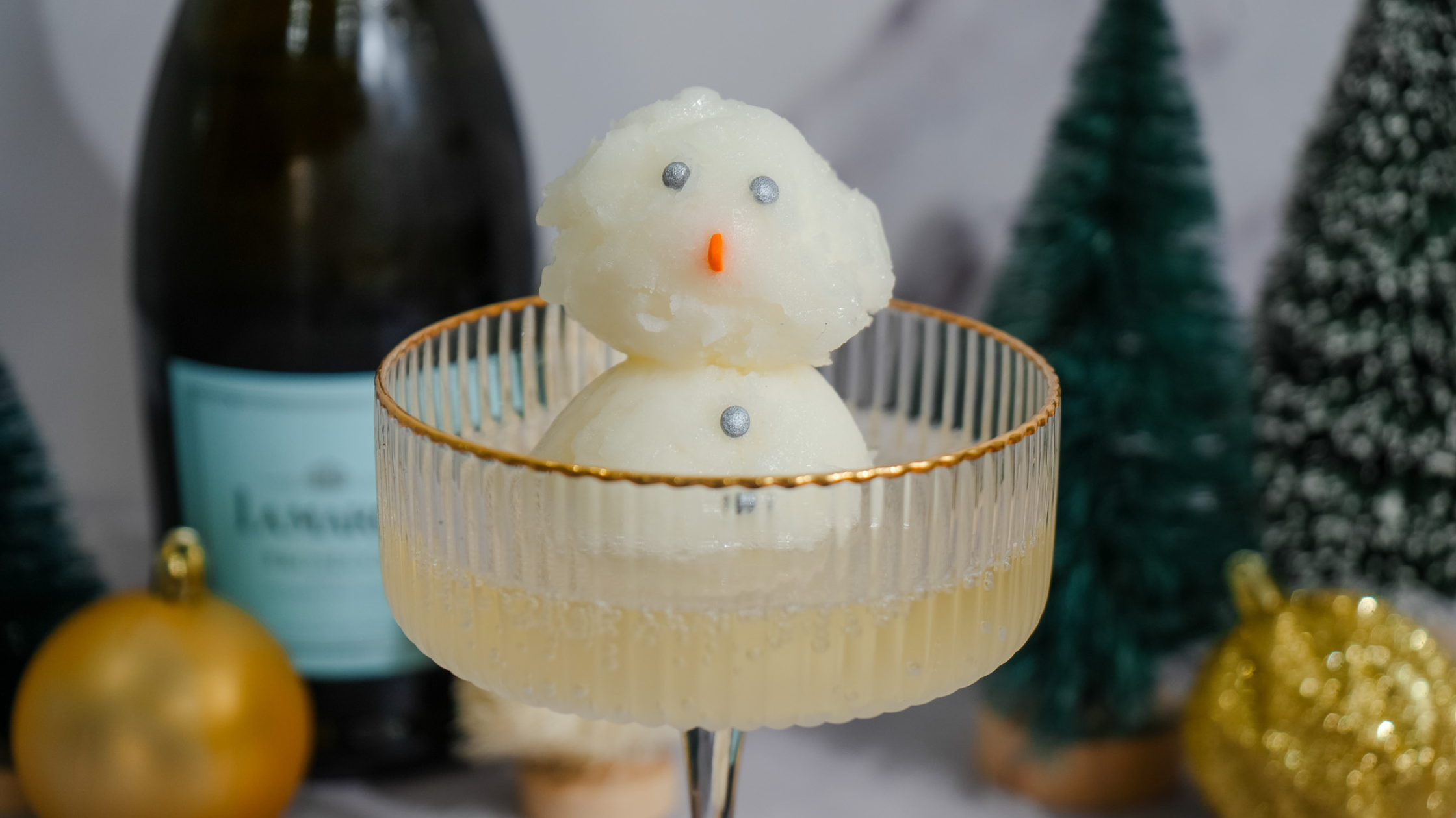 Sorbet Snowman Cocktail Recipe – The Good Pour
