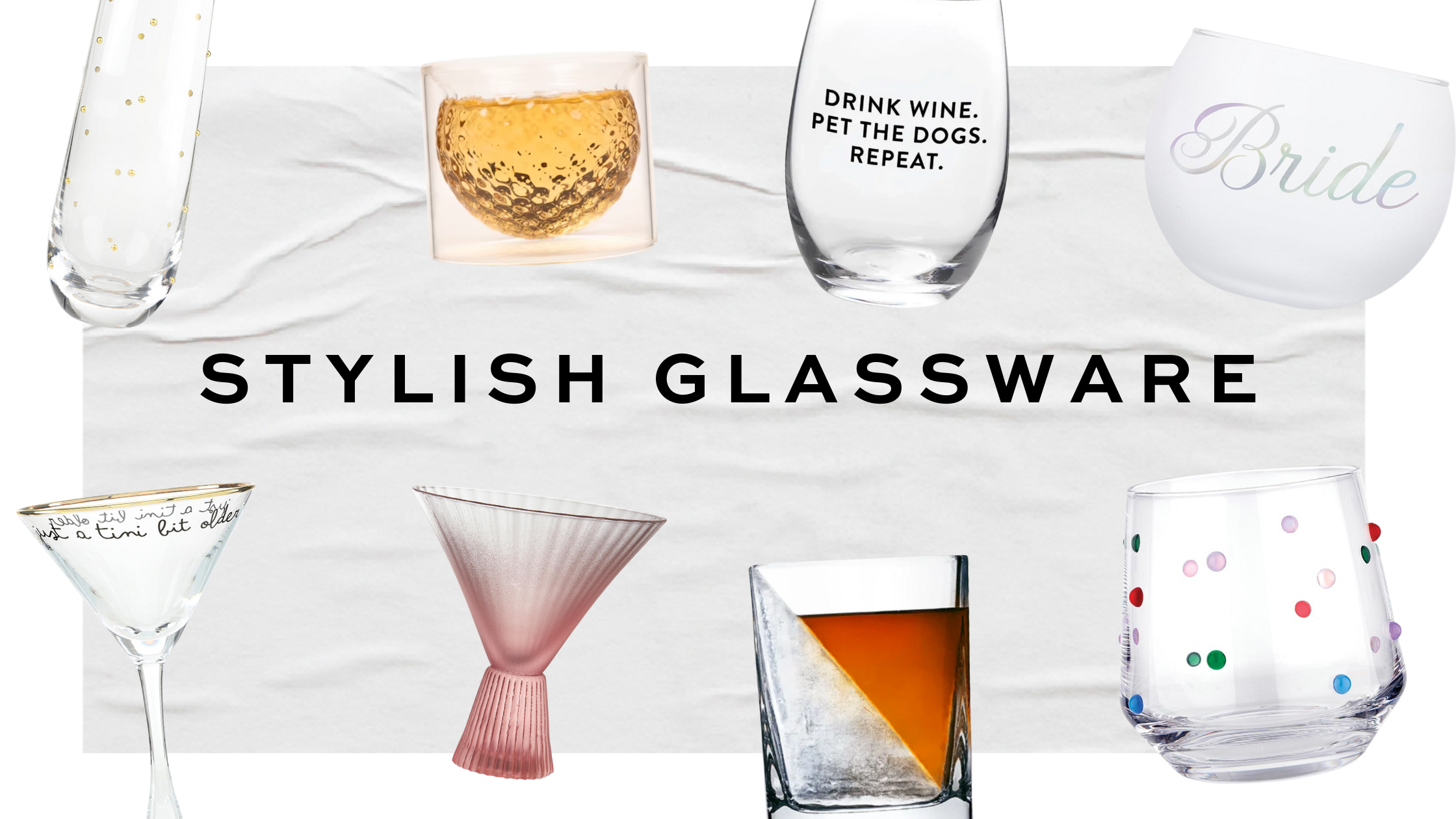 Stylish Glassware for Gifting and Hosting – The Good Pour