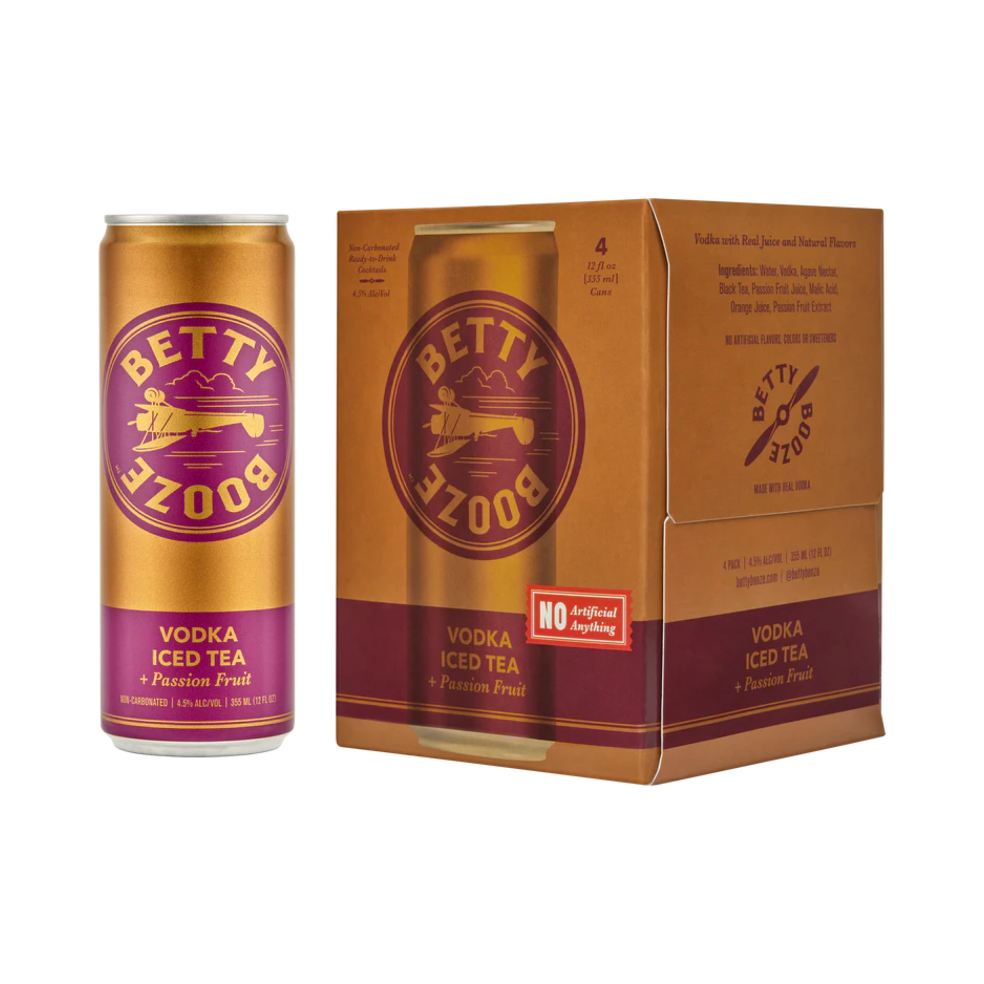 Betty Booze Vodka Iced Tea & Passion Fruit – The Good Pour