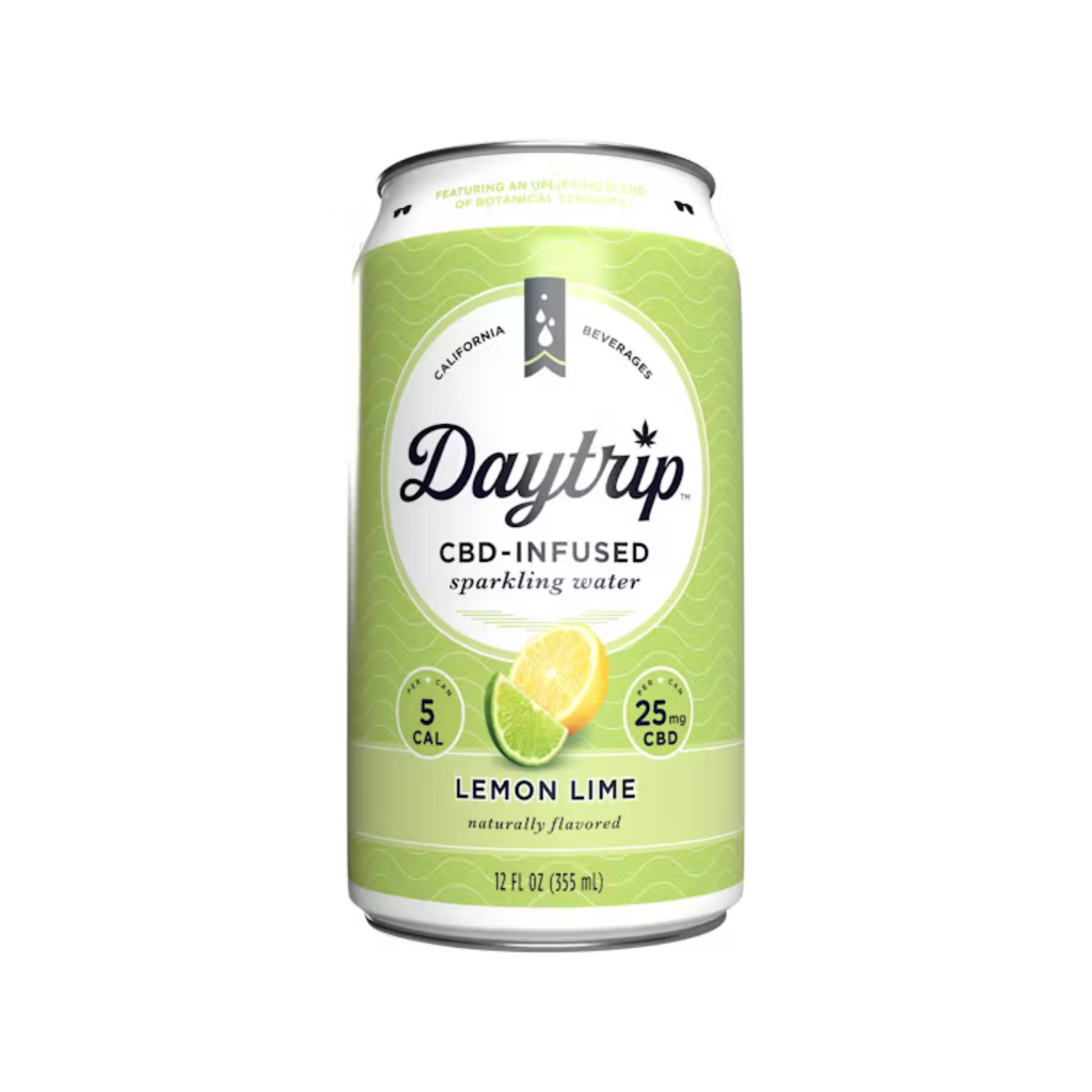 Daytrip CBD Infused Lemon Lime Sparkling Water – The Good Pour