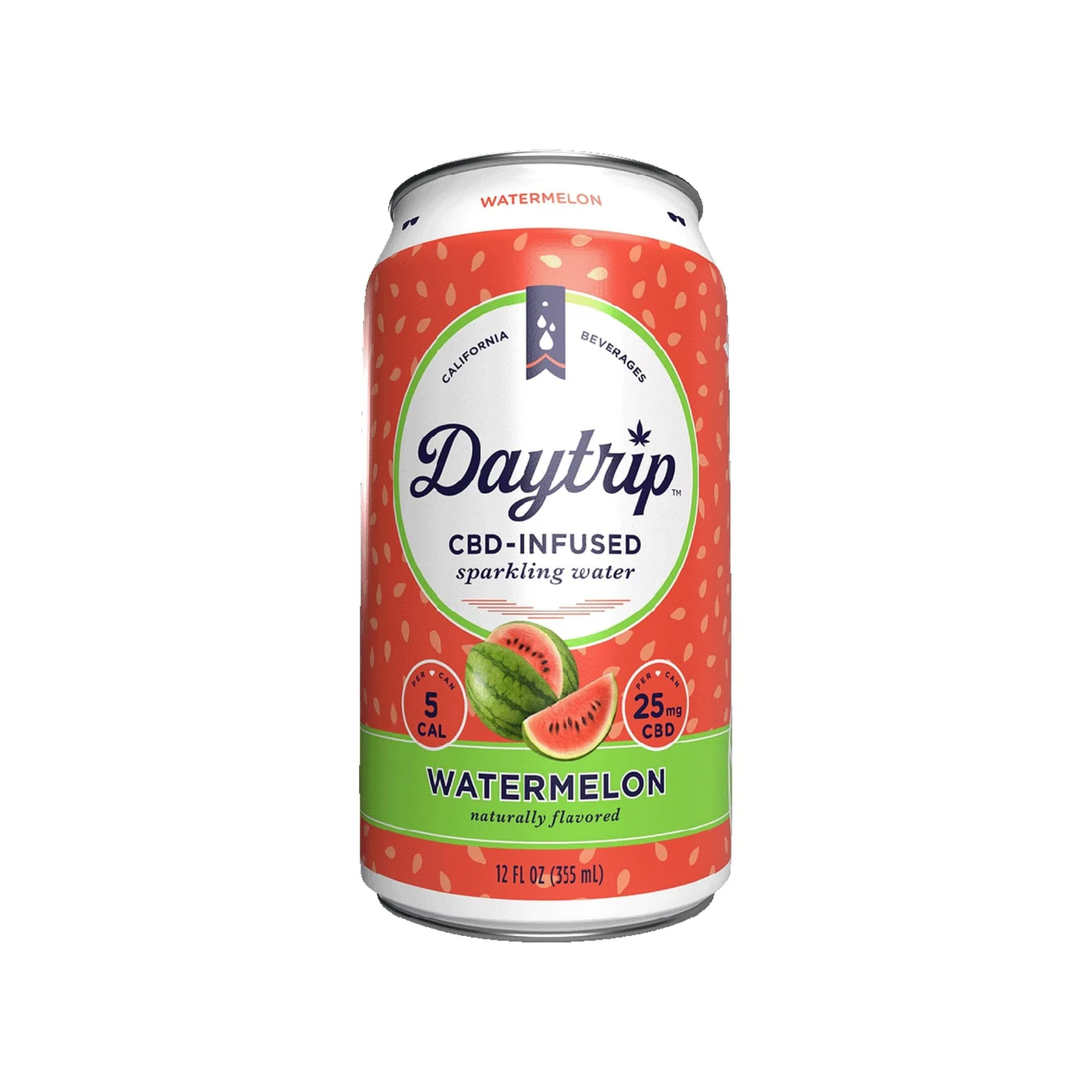 Daytrip CBD Infused Watermelon Sparkling Water – The Good Pour