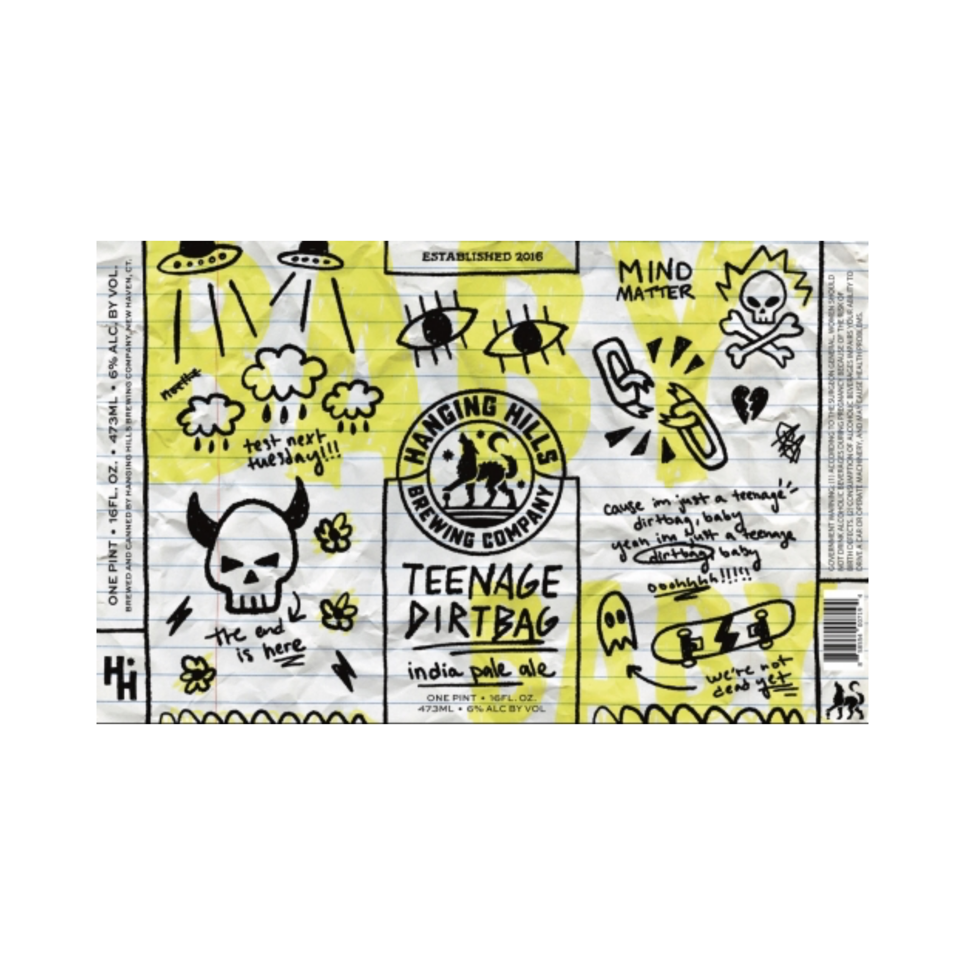 Hanging Hills Teenage Dirtbag IPA – The Good Pour