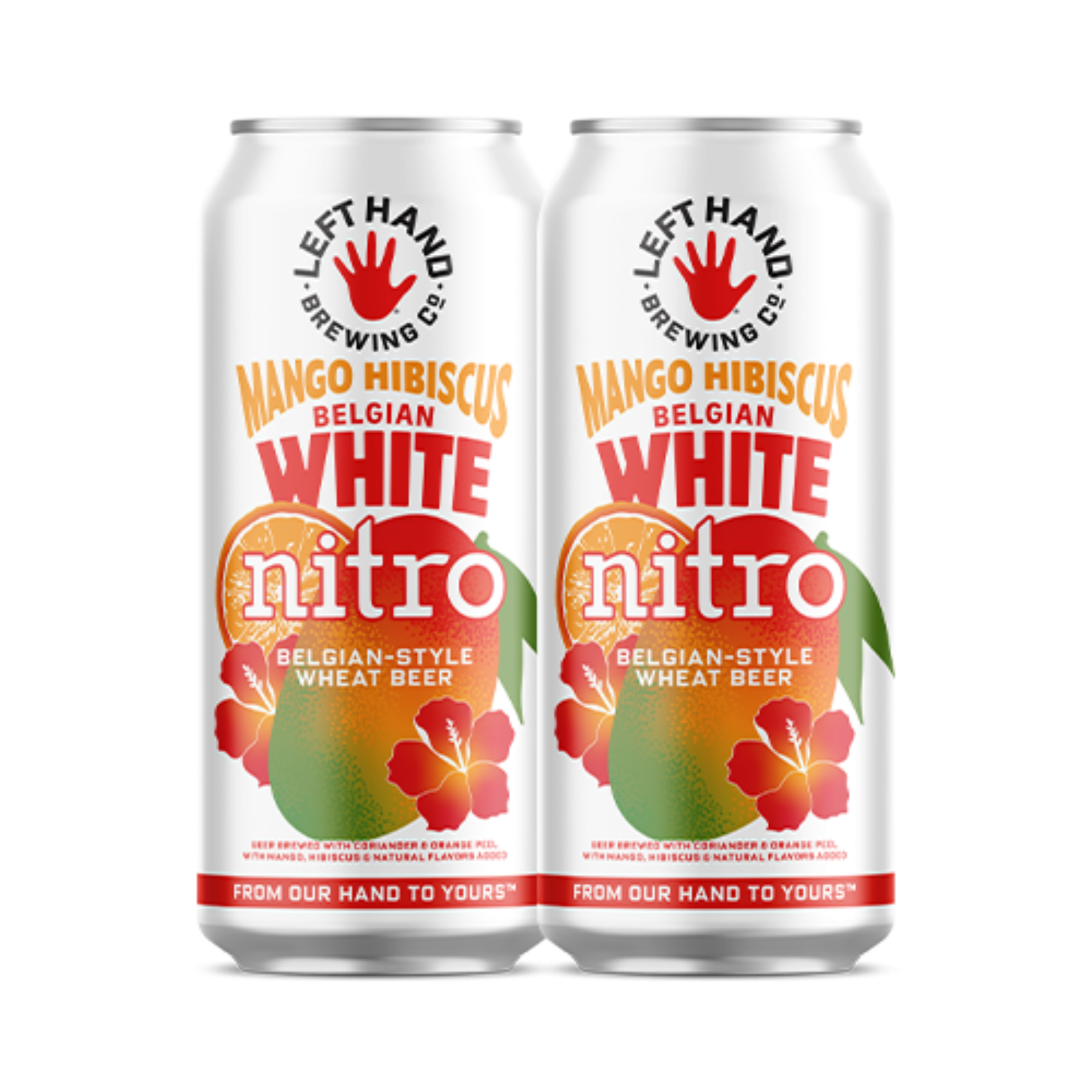 Left Hand Brewing Mango Hibiscus NITRO Belgian White – The Good Pour
