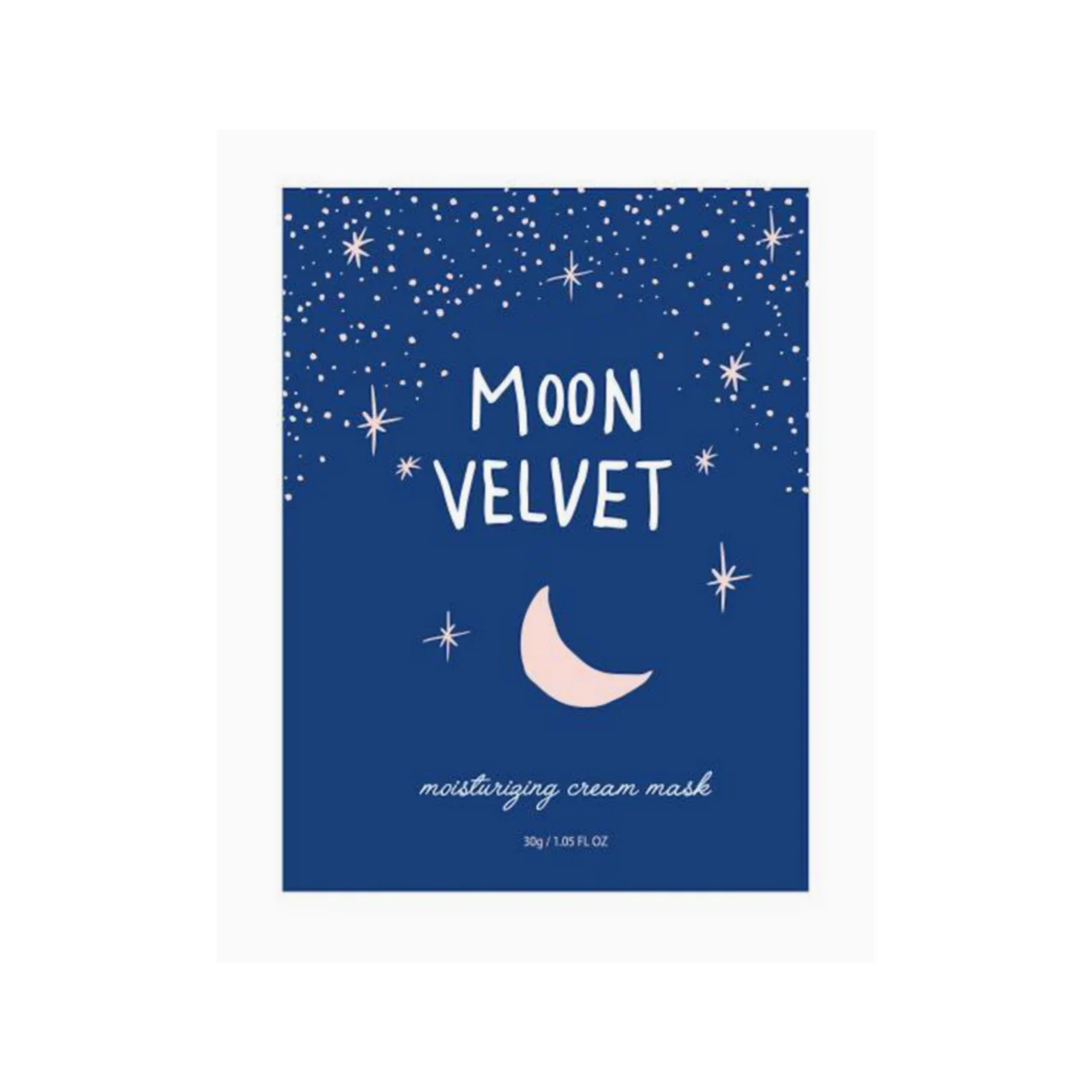 Moon Velvet Face Moisturizing Sheet Mask – The Good Pour
