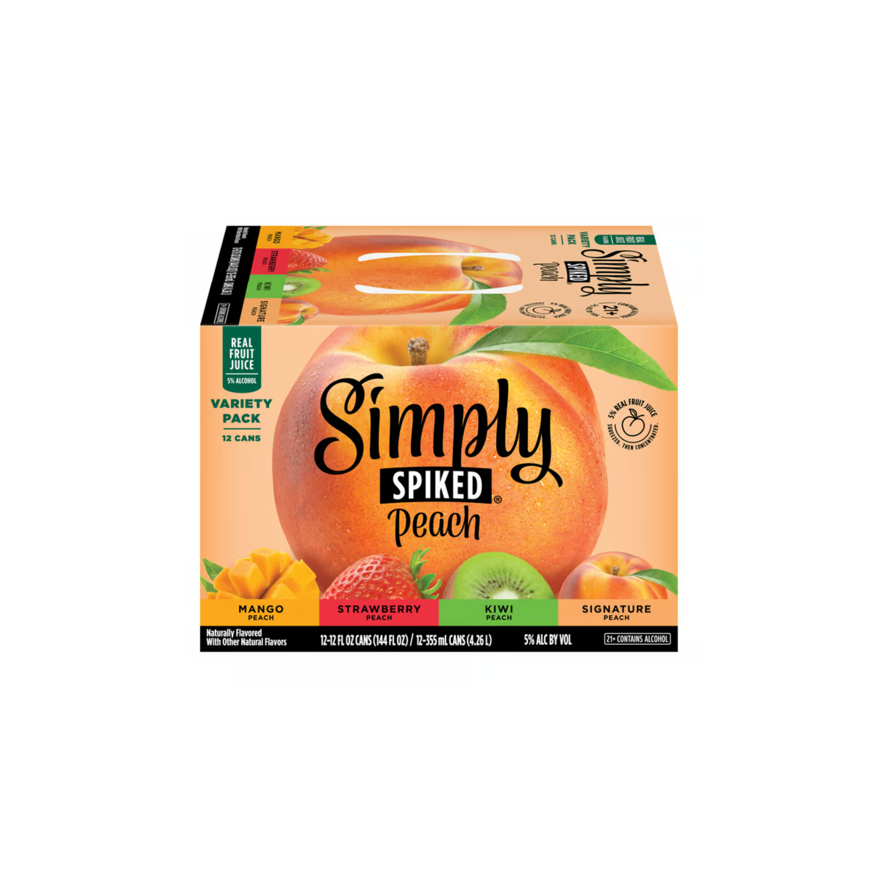 Simply Spiked Peach Variety Pack – The Good Pour