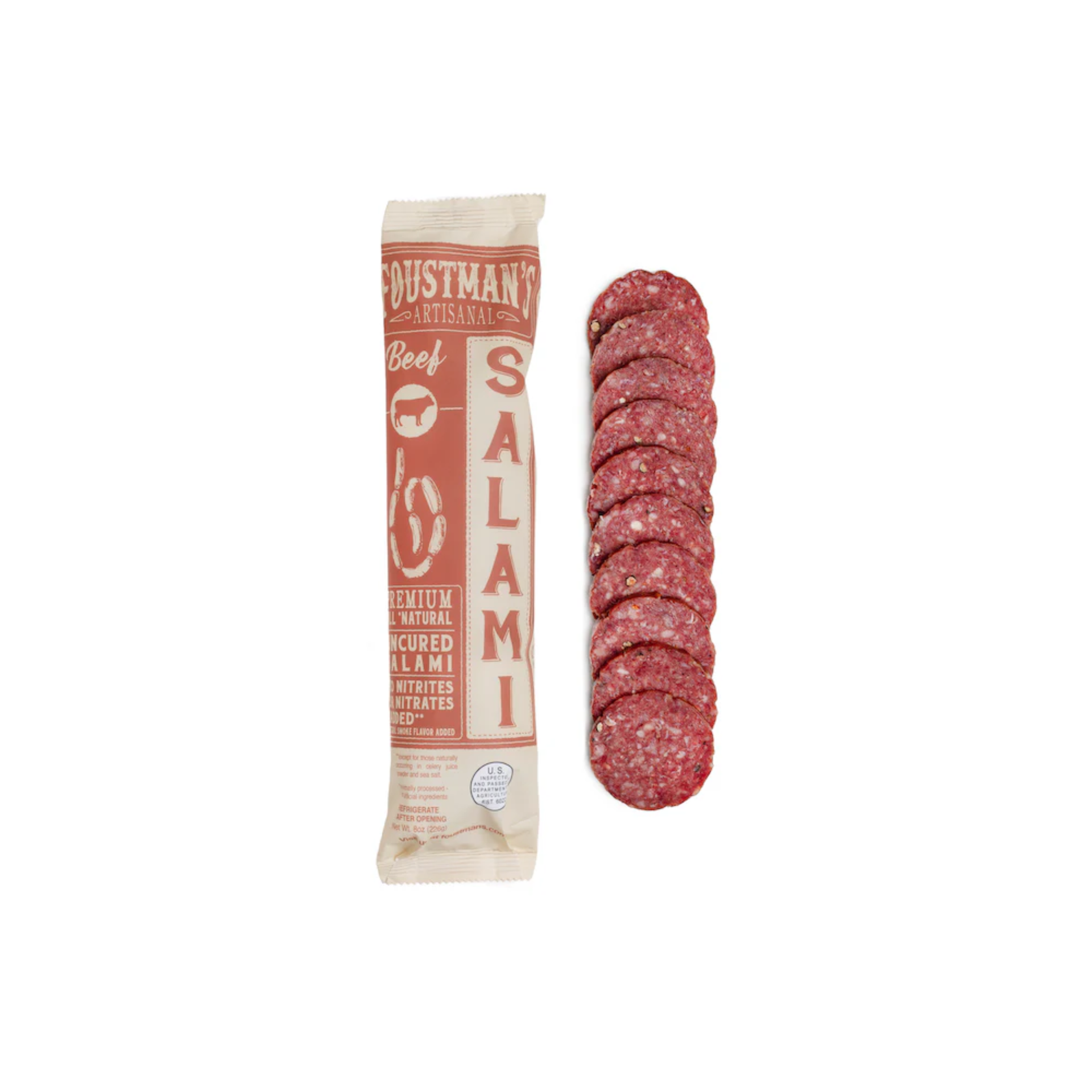 Uncured Beef Salami – The Good Pour