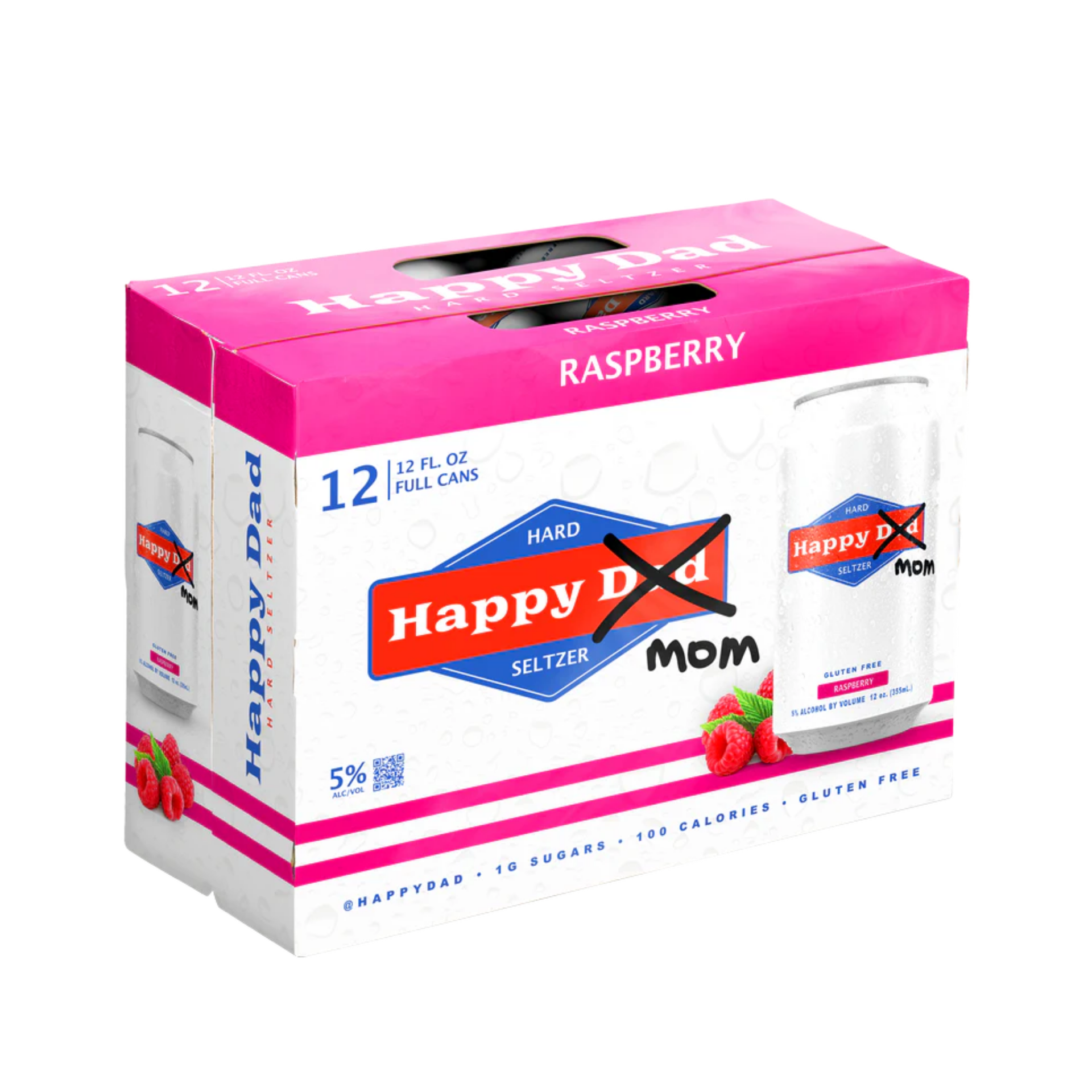 Happy Dad Raspberry Hard Seltzer – The Good Pour