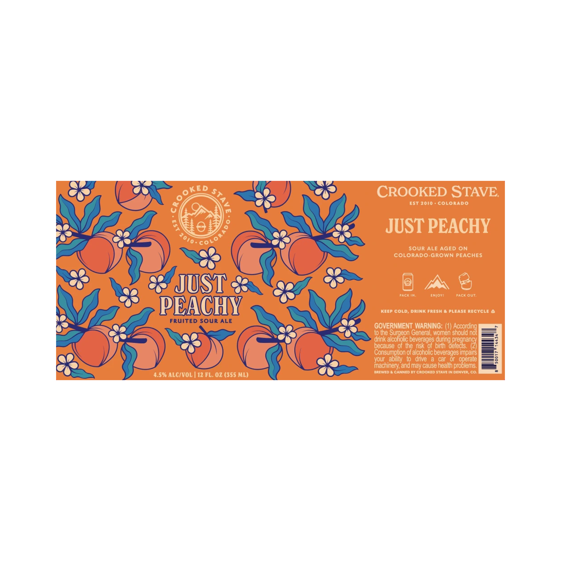Crooked Stave Just Peachy Sour – The Good Pour