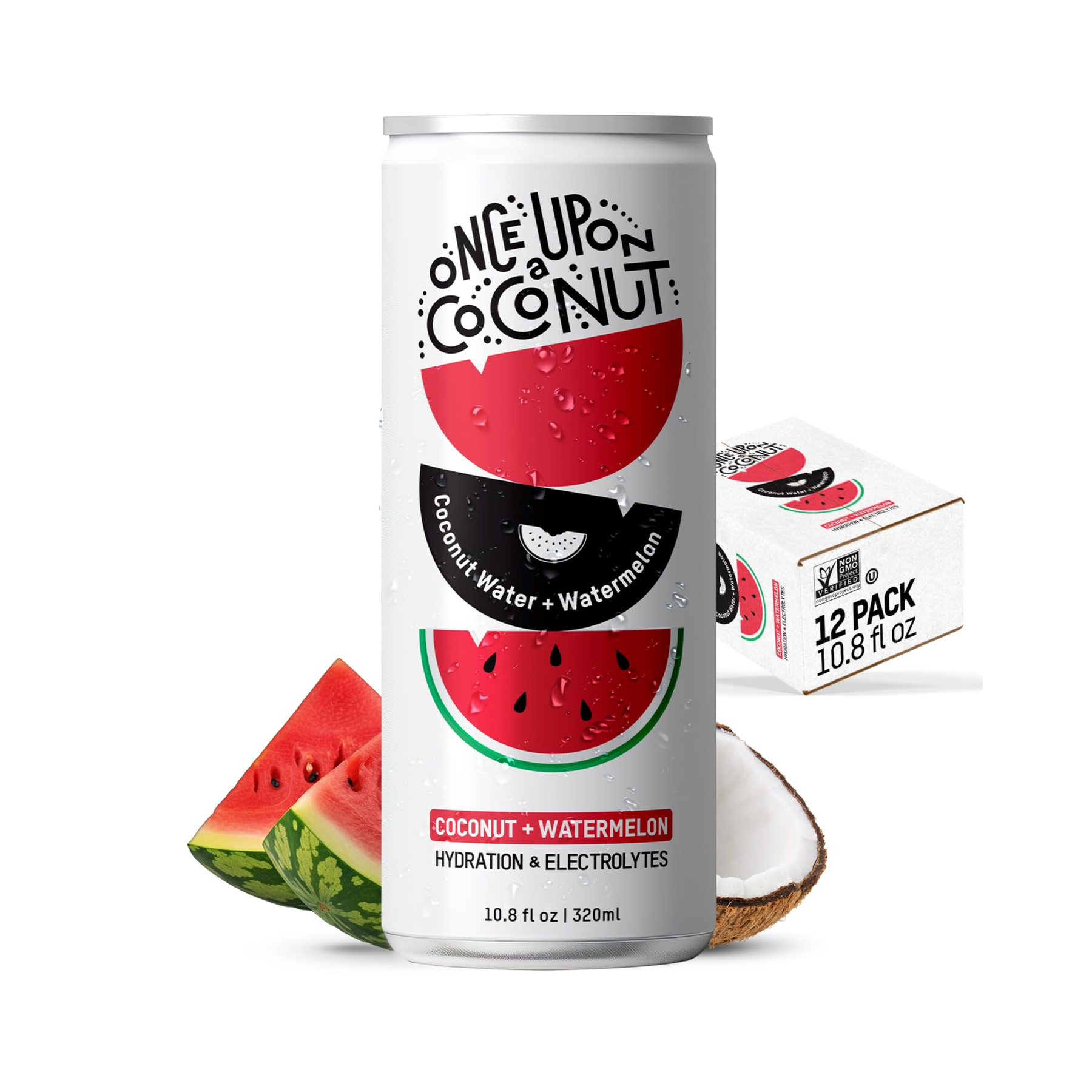 Once Upon A Coconut Watermelon Coconut Water Pack – The Good Pour