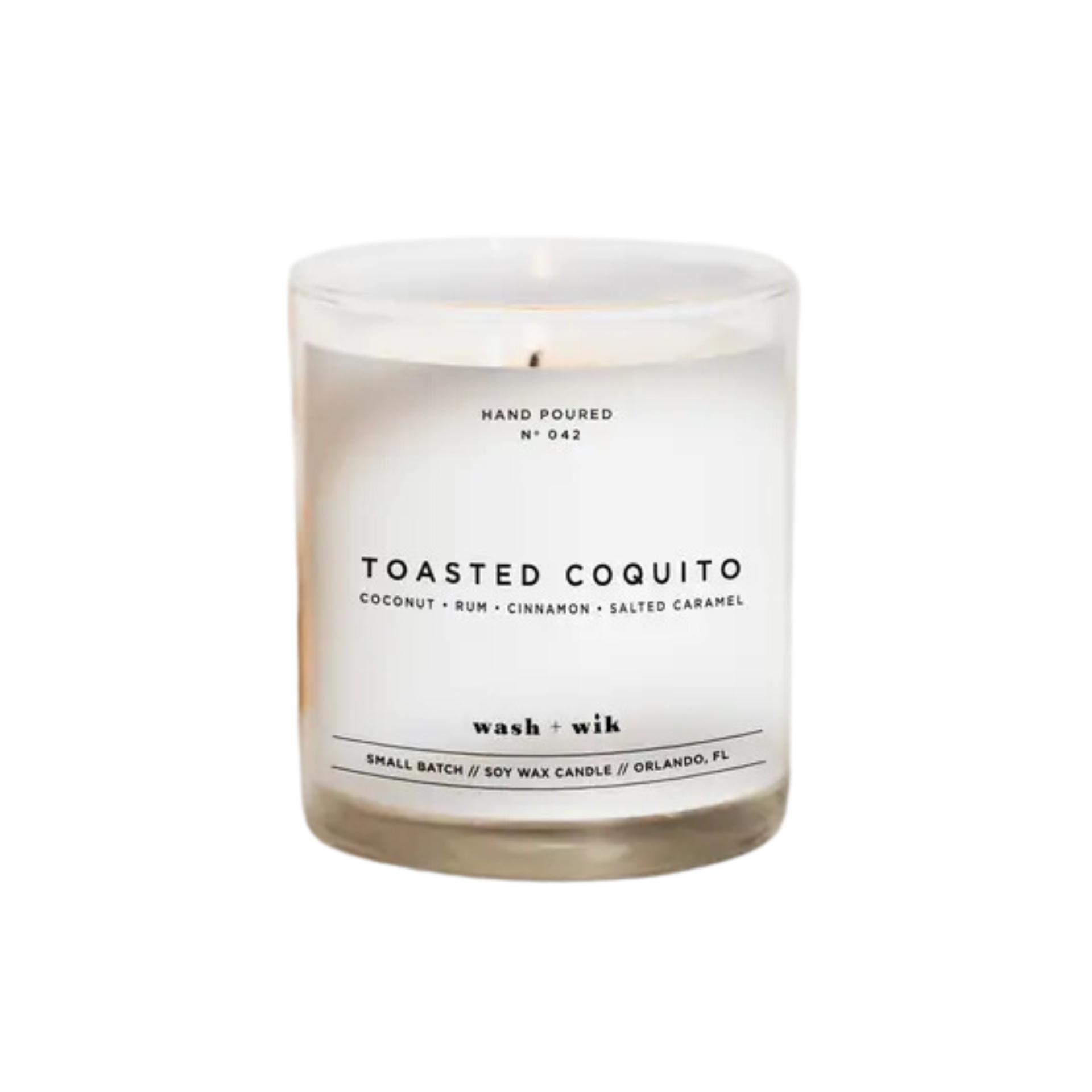 Wash & Wik Toasted Coquito Candle – The Good Pour